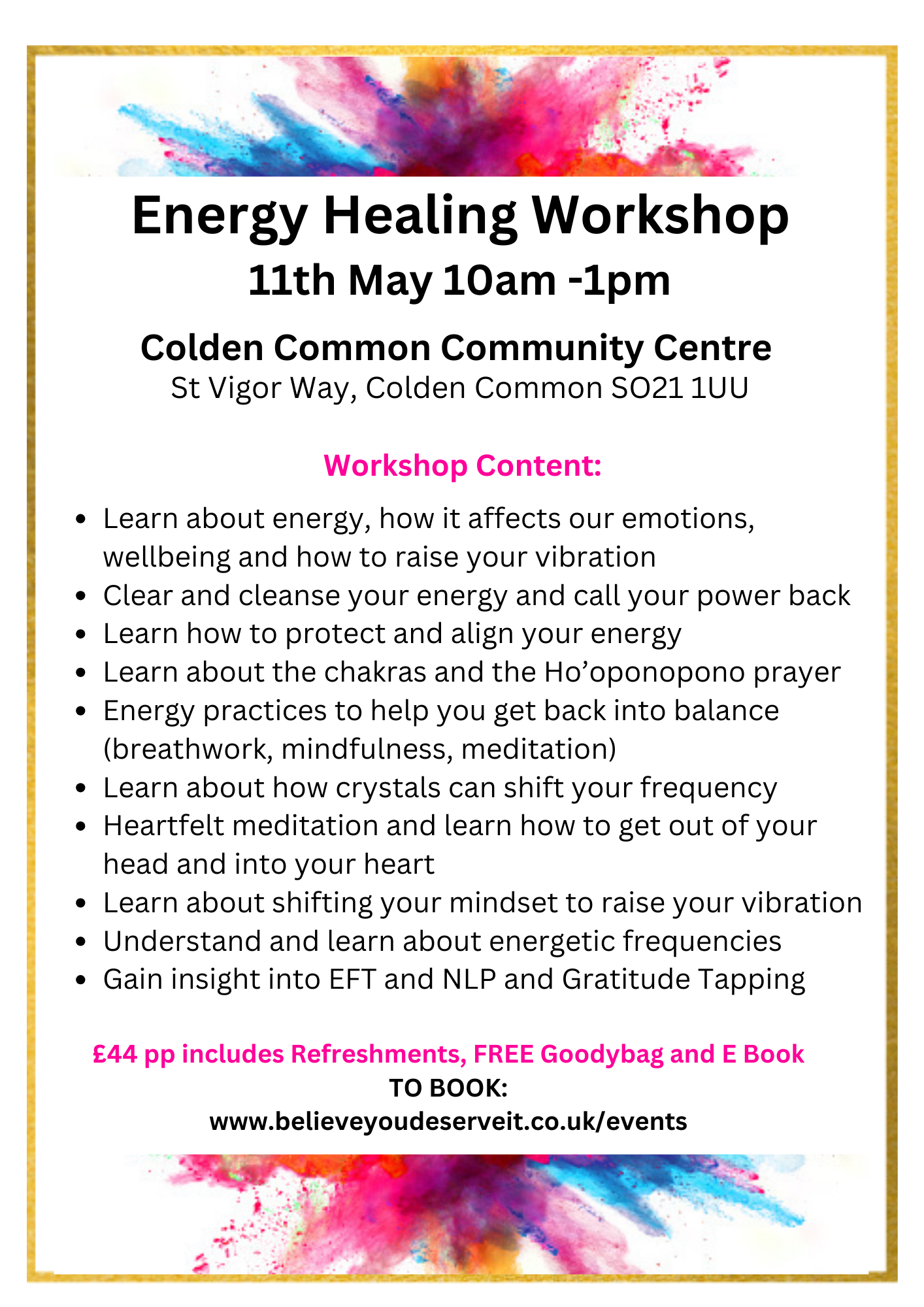 The Holistic Wellness Mind, Body, Spirit Spring Event